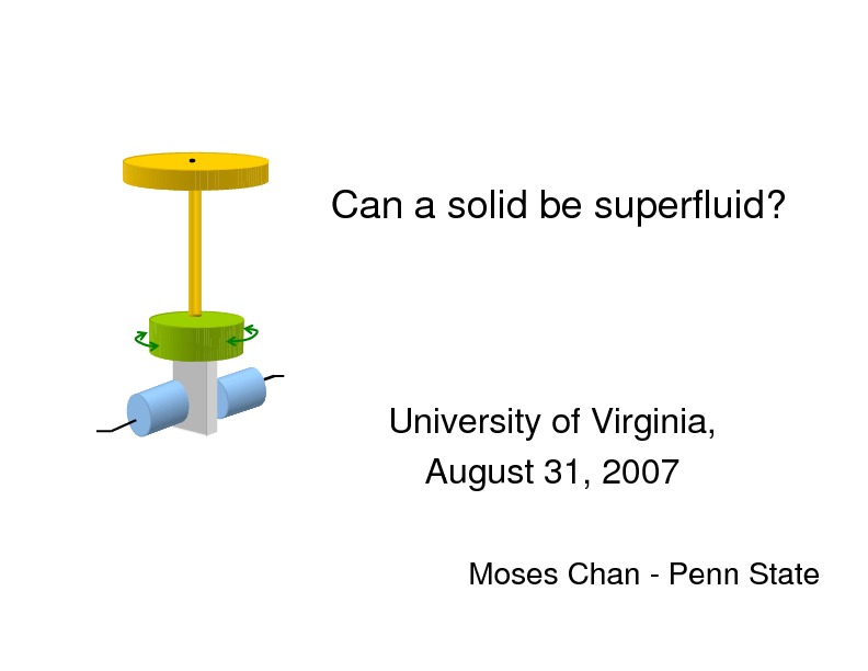 Colloquia - UVa Physics
